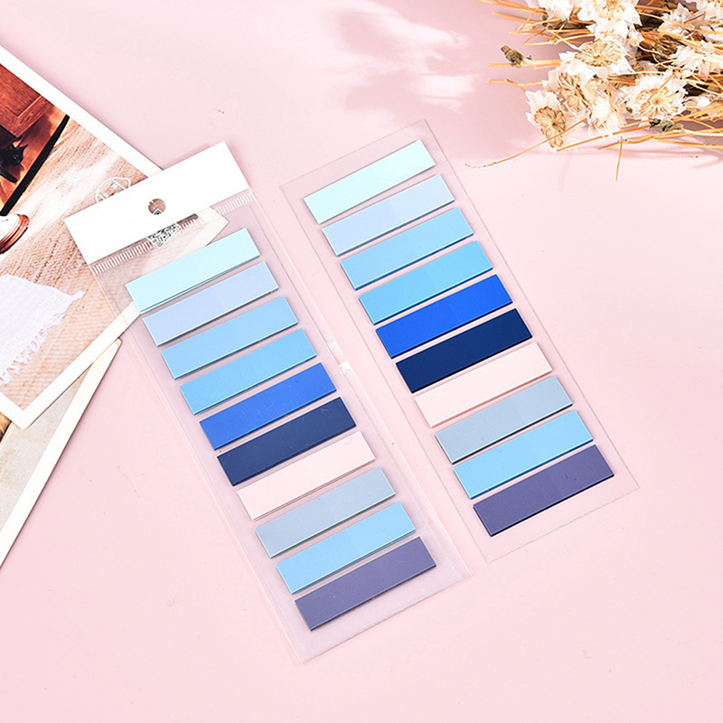 200 Sheets Page Markers Index Tabs Bookmark Transparent Sticky Classify ...