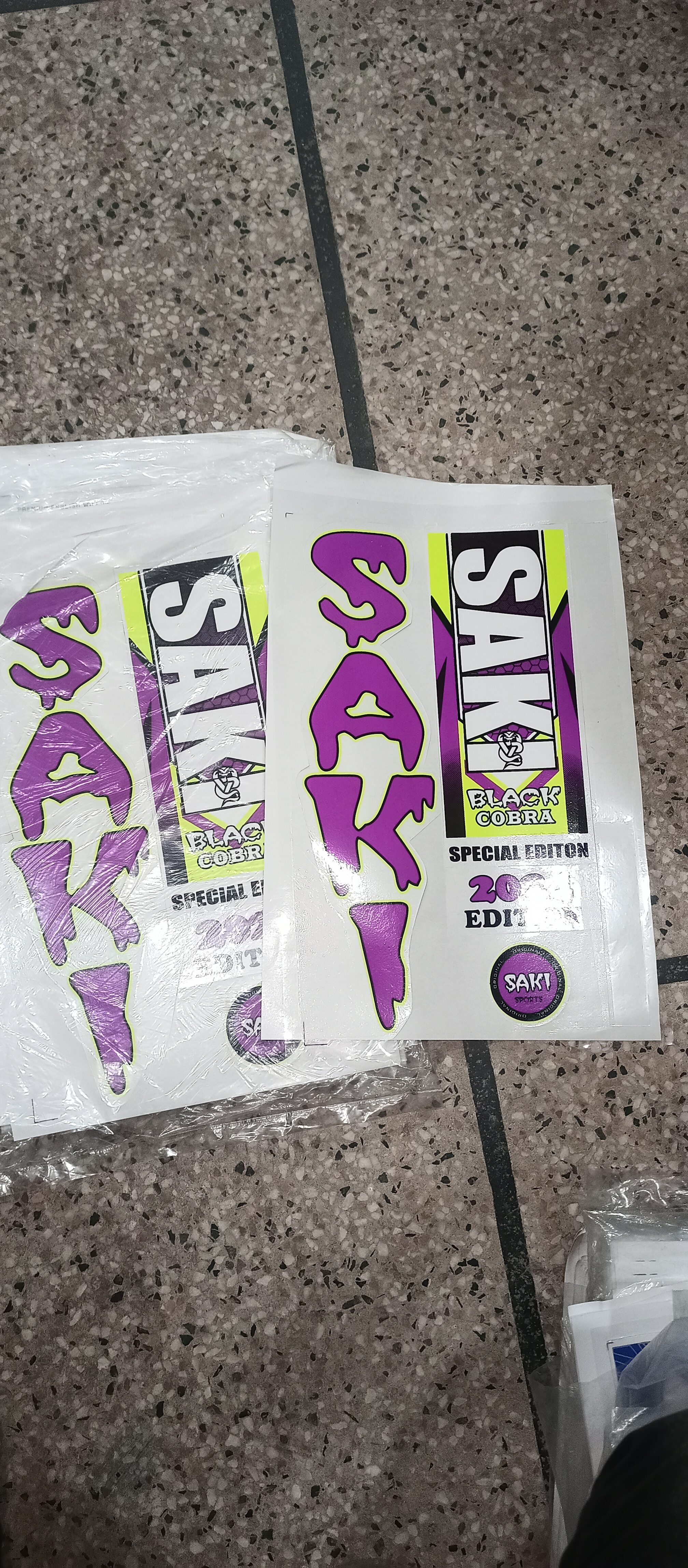 SAKI tapeball Sticker 2d bat Sticker for Cricket SAKI Bat Stickers ...