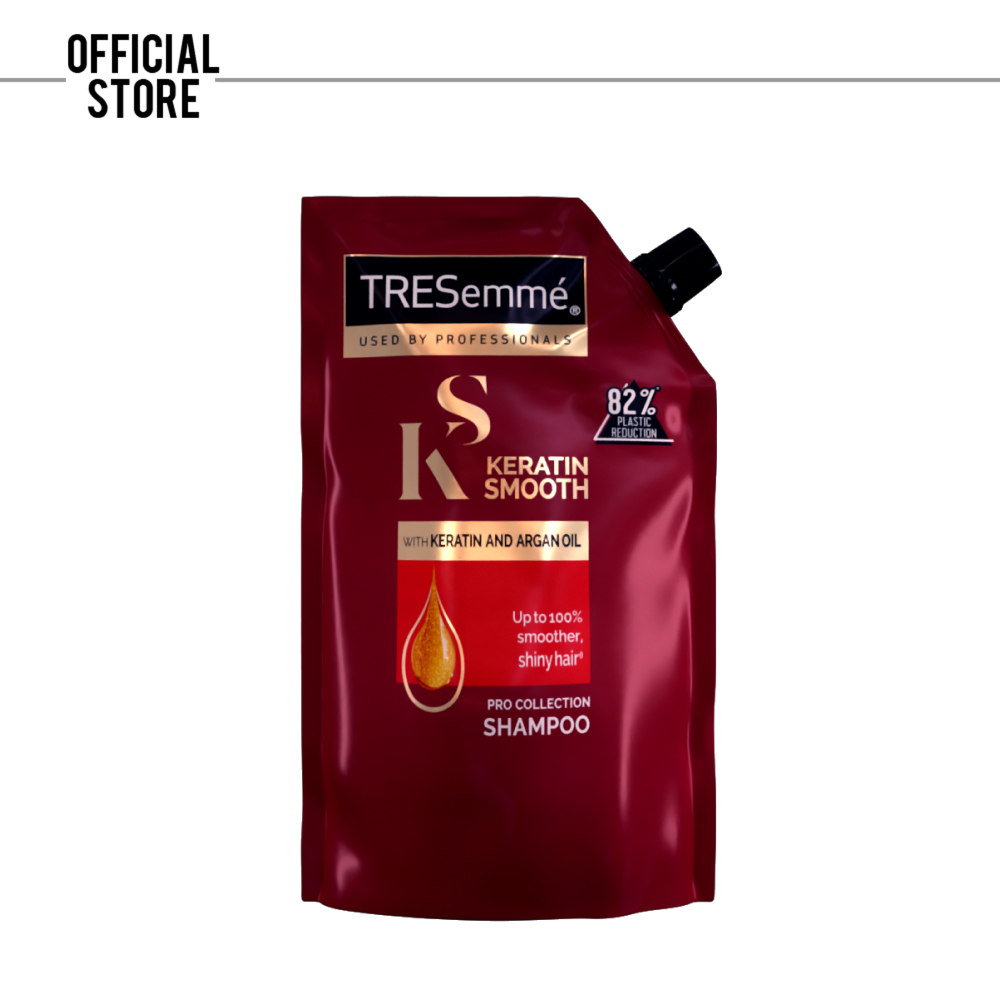 Tresemme Keratin Smooth & Straight Shampoo Refill Pouch - 1L | Daraz.pk