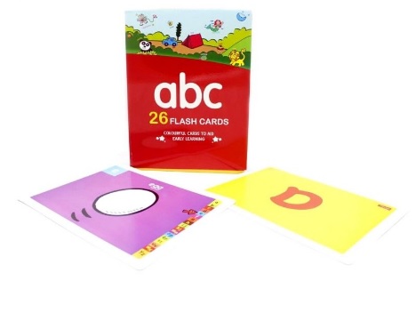 ABC Flash Cards Small letters alphabets with pictures | Daraz.pk