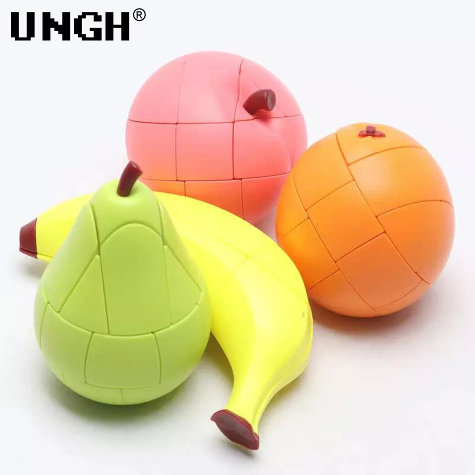Magic Cube puzzle Fruits Cube Apple Banana Pear Orange 3x3x3 3x3 333 ...