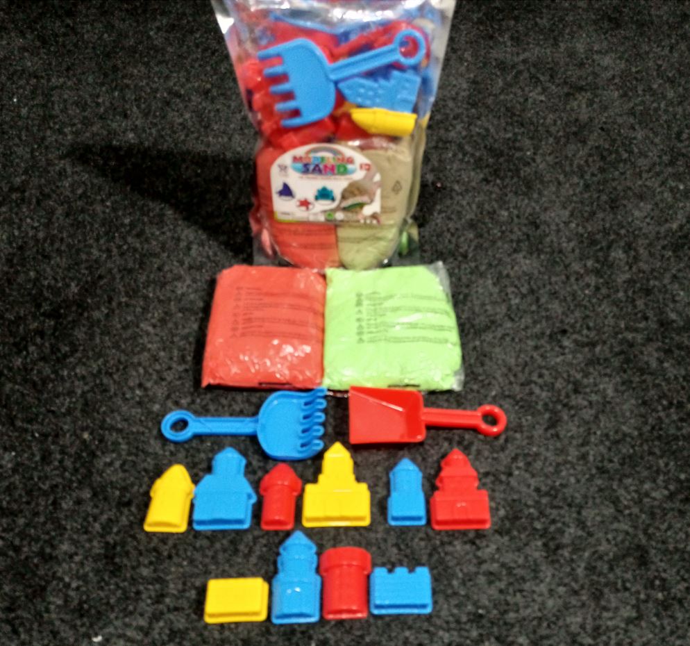 Magic Sand Kinetic 1 Kilo Gram Space Sand with 12 Molds 1 Kg Sand with ...