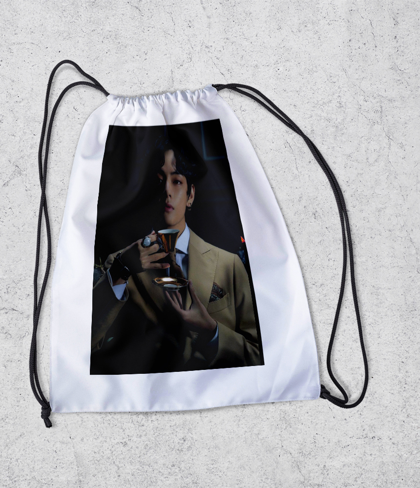 V map of the soul 7 Picture Taehyung BTS Drawstring Bag | Daraz.pk