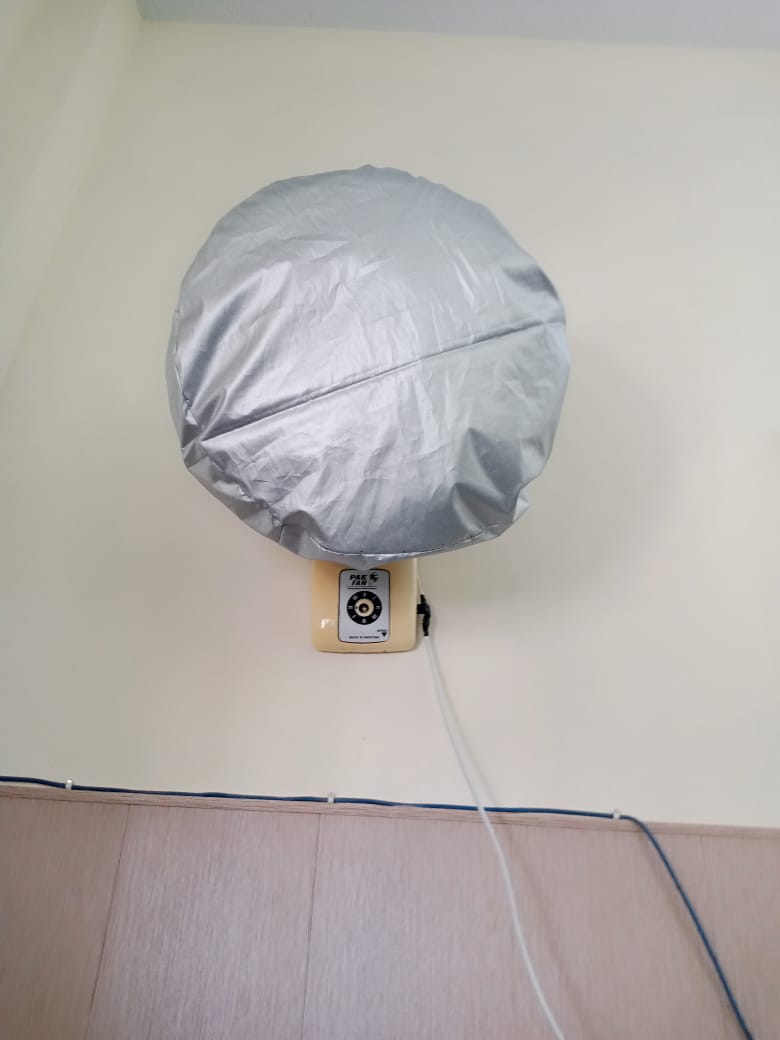 Bracket Fan Cover Wall Fan Cover Waterproof Parachute | Daraz.pk