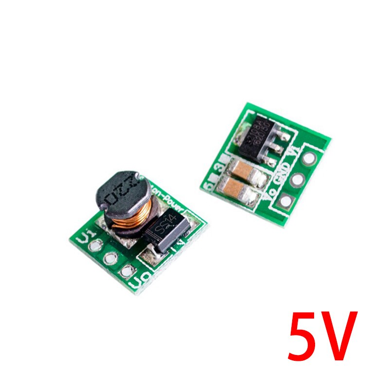 5pcs DC-DC 0.9-3.3V to 3.3V 500mA 0.9-5V to 5V Mini Step Up Boost Power ...