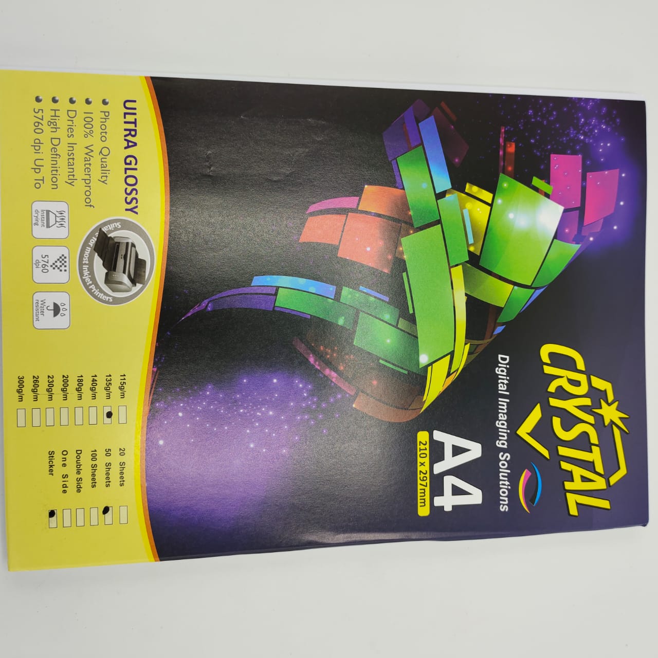 High Glossy A4 Sticker paper printable stickers for Inkjet and Laser ...