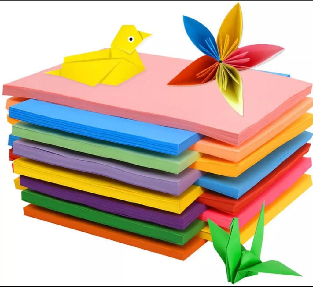 A4 size color papers (50 sheets) | Daraz.pk