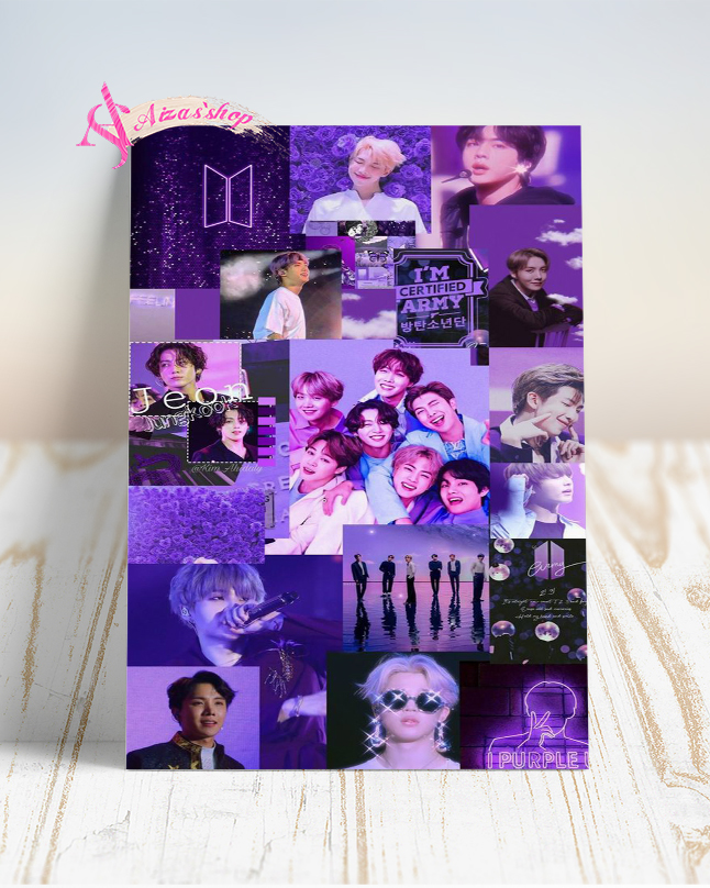Bts kpop sticker sheet uncut | Daraz.pk