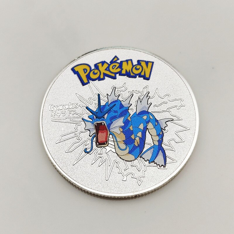 Golden Pokemon Coins Metal Pikachu Coins Charizard Mewtwo Pikachu Metal ...