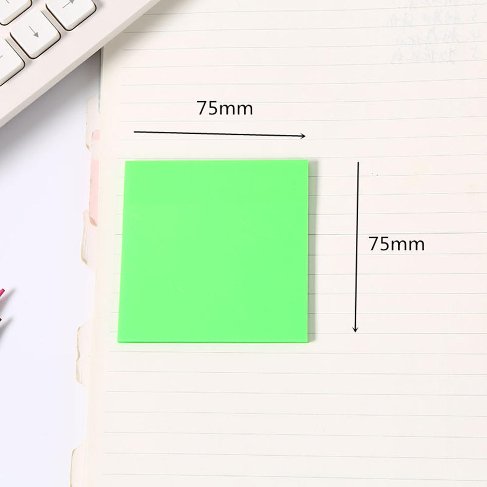 Transparent Sticky Notes Transparent Clear Notepad Sticky Note Set ...
