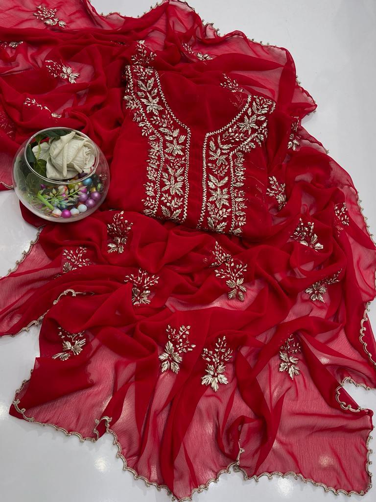 Unstitched MTB LCD Gotta Work Hand Made Traditional Dress For Womens ...