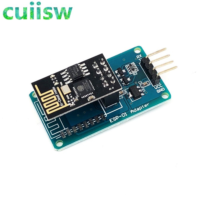 ESP8266 ESP-01 Serial Adapter Module 3.3V 5V Esp01 Breakout Adapters Compatible For arduino ...