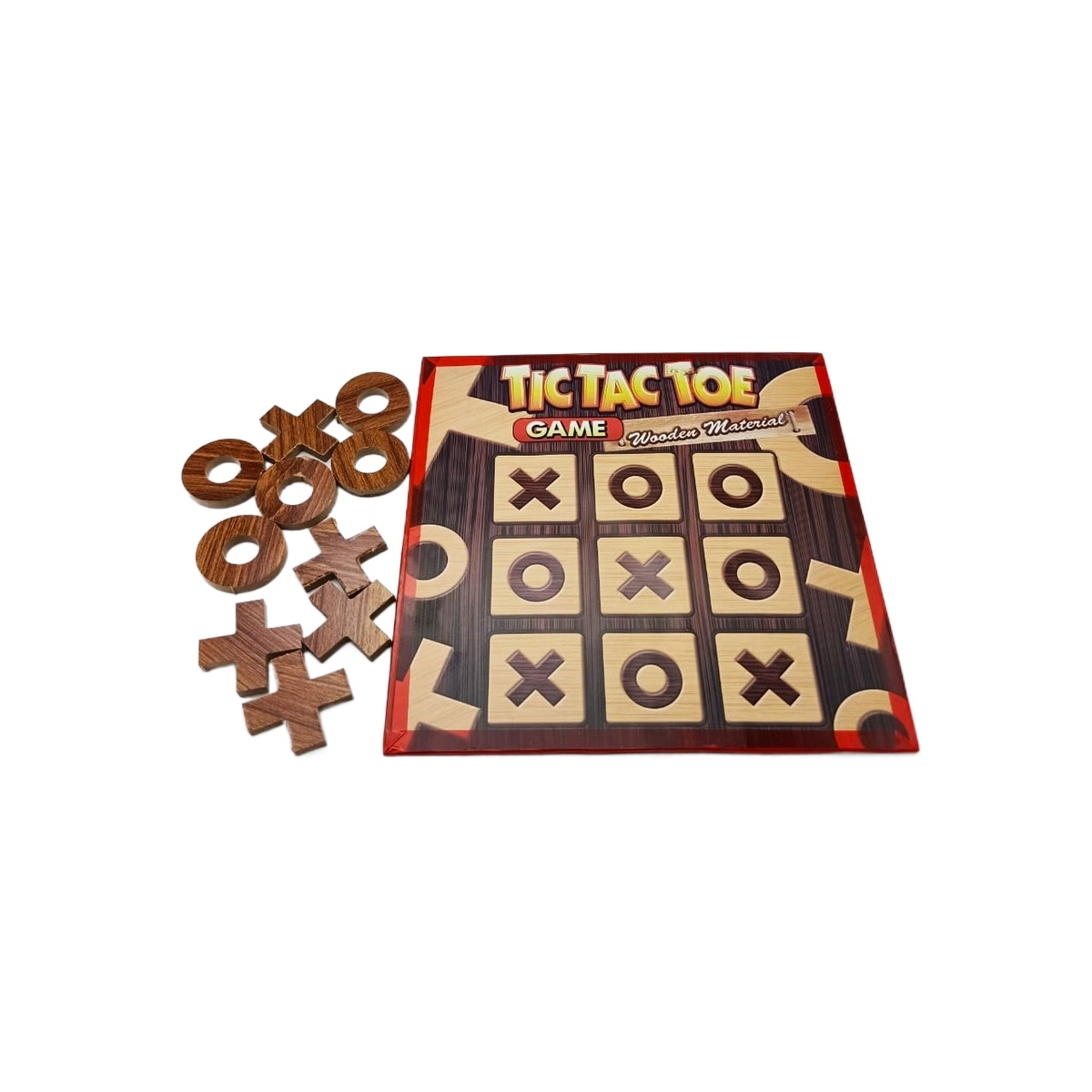 Kids Board Game Tic Tac Toe With Circle and Cross For Kids and Toddlers ...