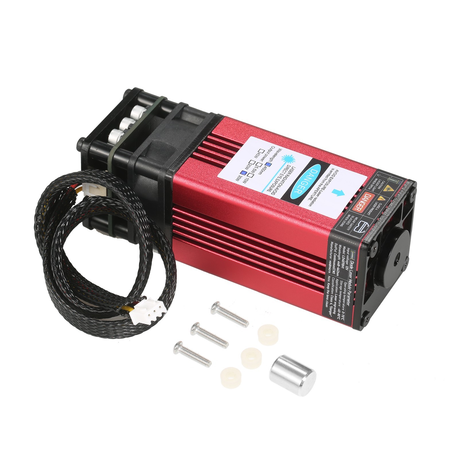30W Laser Module Laser Head 450nm Blue Lase for Laser Engraving Machine ...