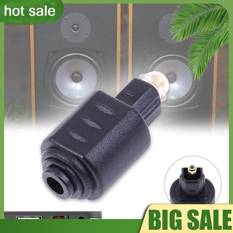 Toslink Plug to 3.5mm Mini Digital Optical Cable Adapter Male to Female ...