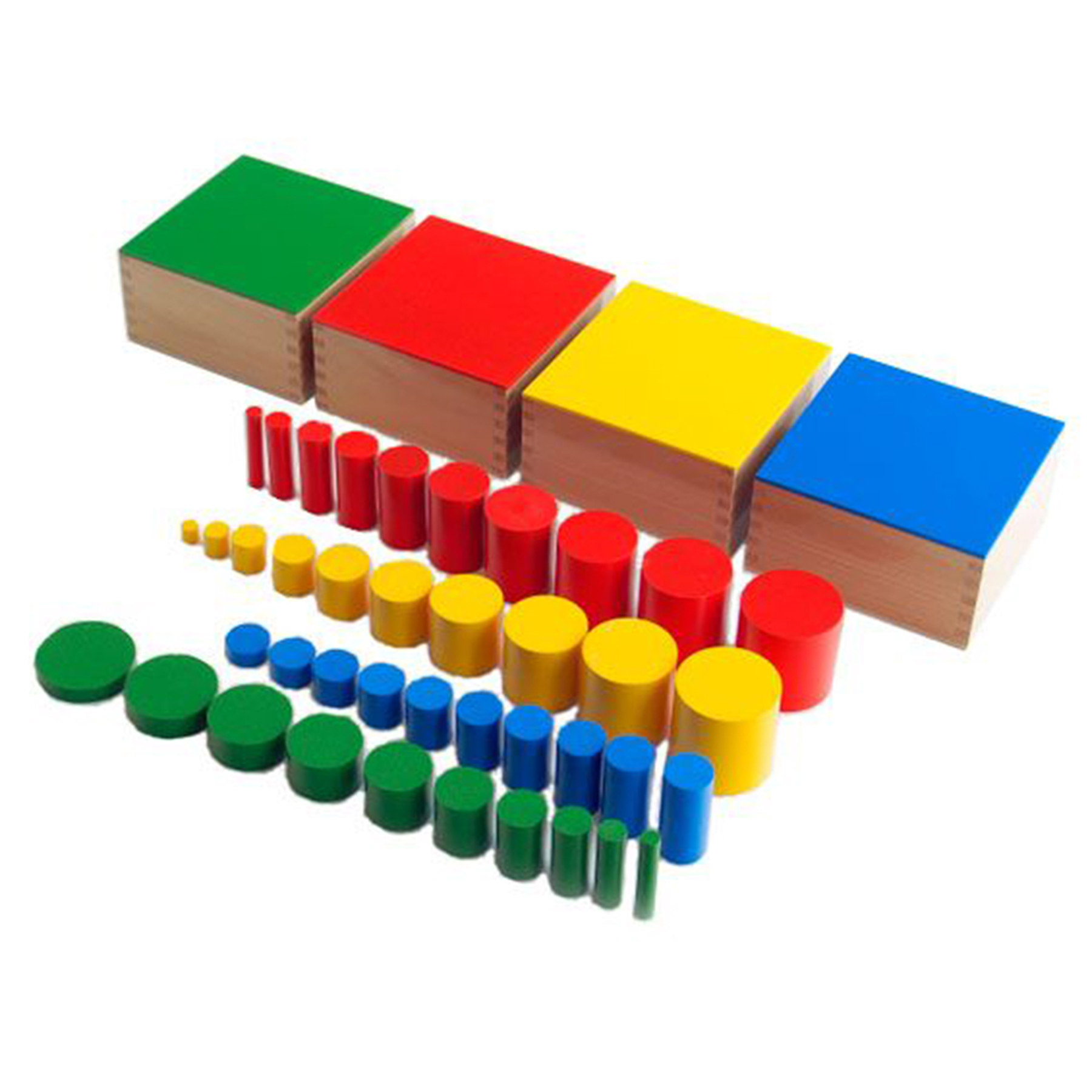 KNOBLESS CYLINDERS | MONTESSORI APPARATUS | Daraz.pk