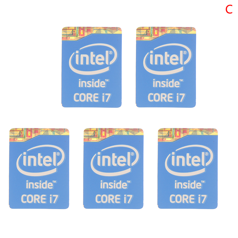 5pcs 4th Generation Intel Core I3 I5 I7 Sticker Label Notebook ...