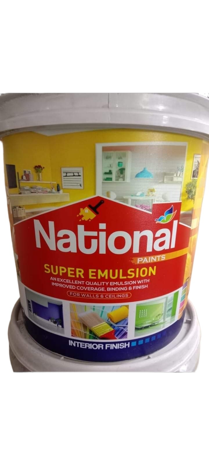 National Brilliant White Paint Special Emulsion 22 kg | Daraz.pk