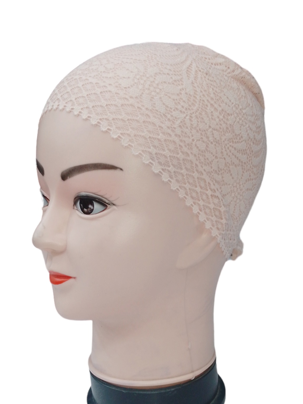 Pack of 1/ 6 /12 net Inner Cap for hijab Lace Net Cap tai back | Daraz.pk