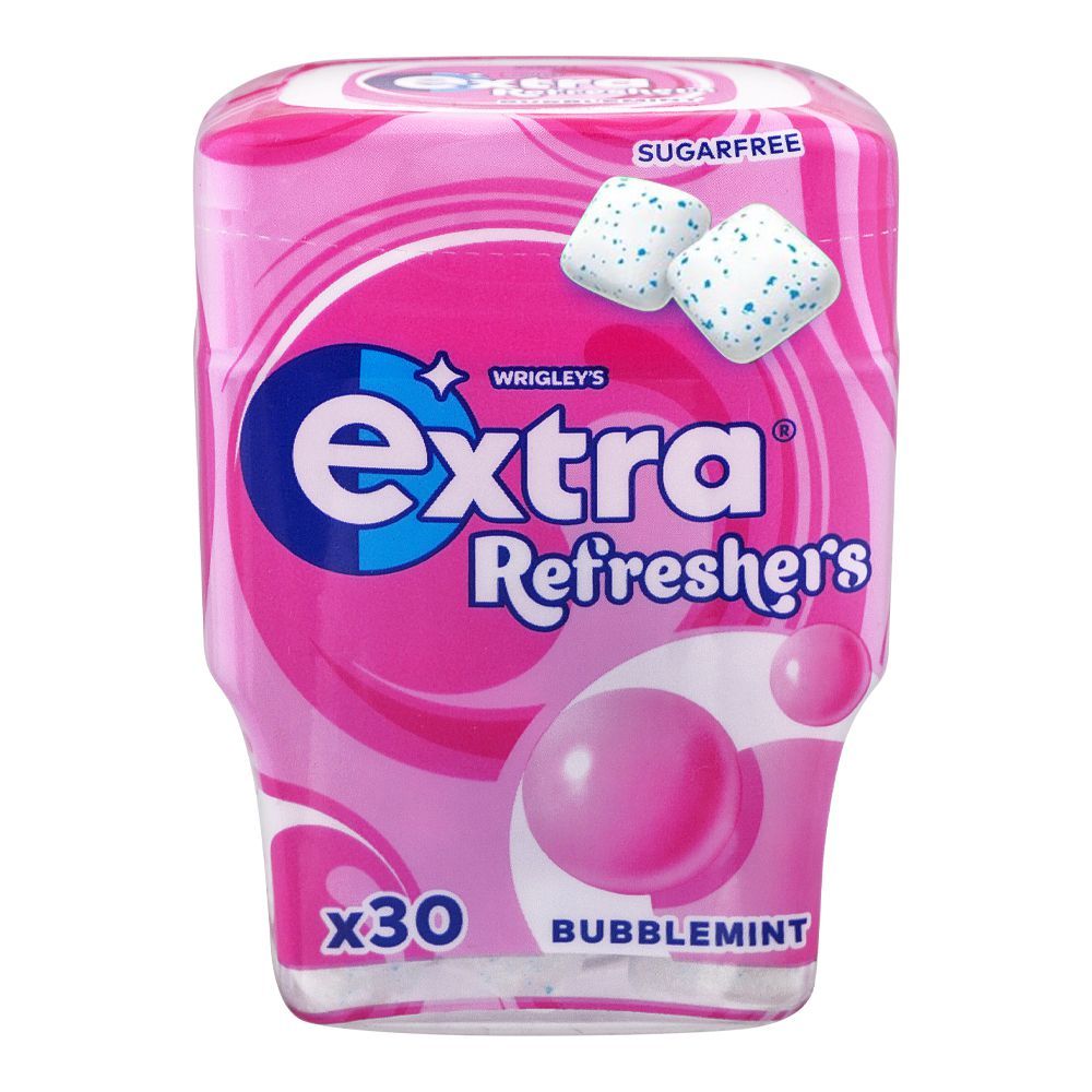 Wrigleys Extra Refreshers Bubblemint Sugar Free Chewing Gum 67gm ...