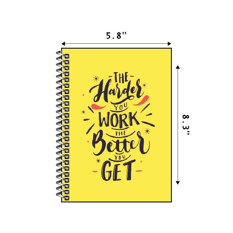 MyKitab - Work Harder Personal Note Book A5 | Daraz.pk
