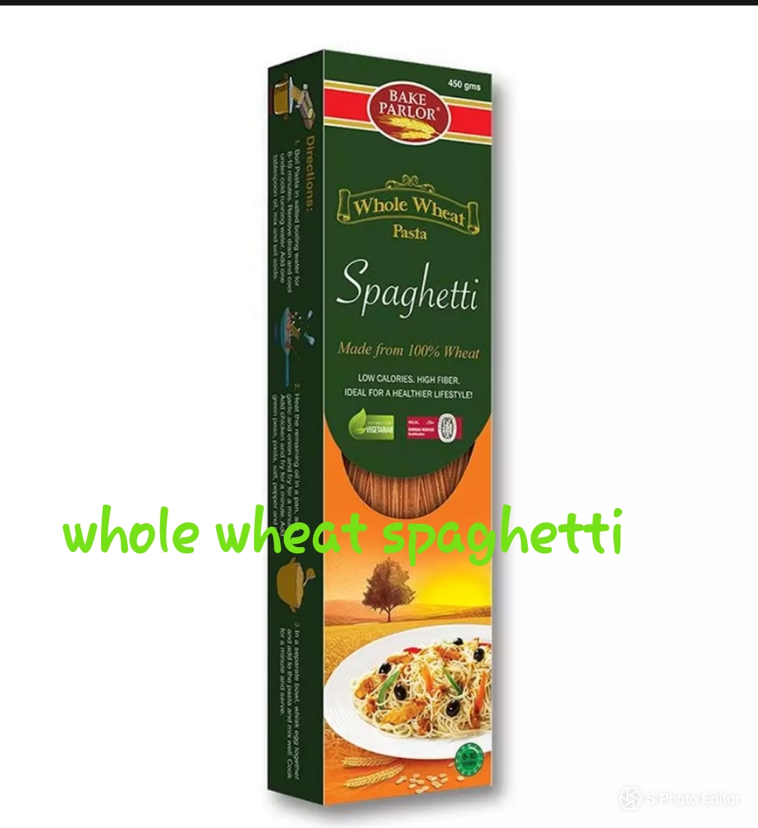 whole wheat pasta spaghetti 400 grams ready to eat | Daraz.pk