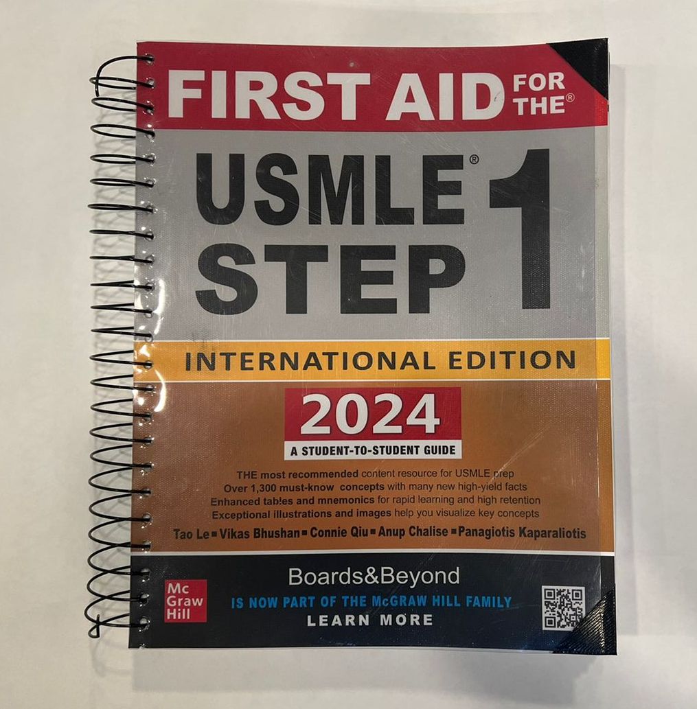 First Aid™ for the USMLE STEP 1 MATT PAPER SPIRAL BINDING Edition 2024 ...