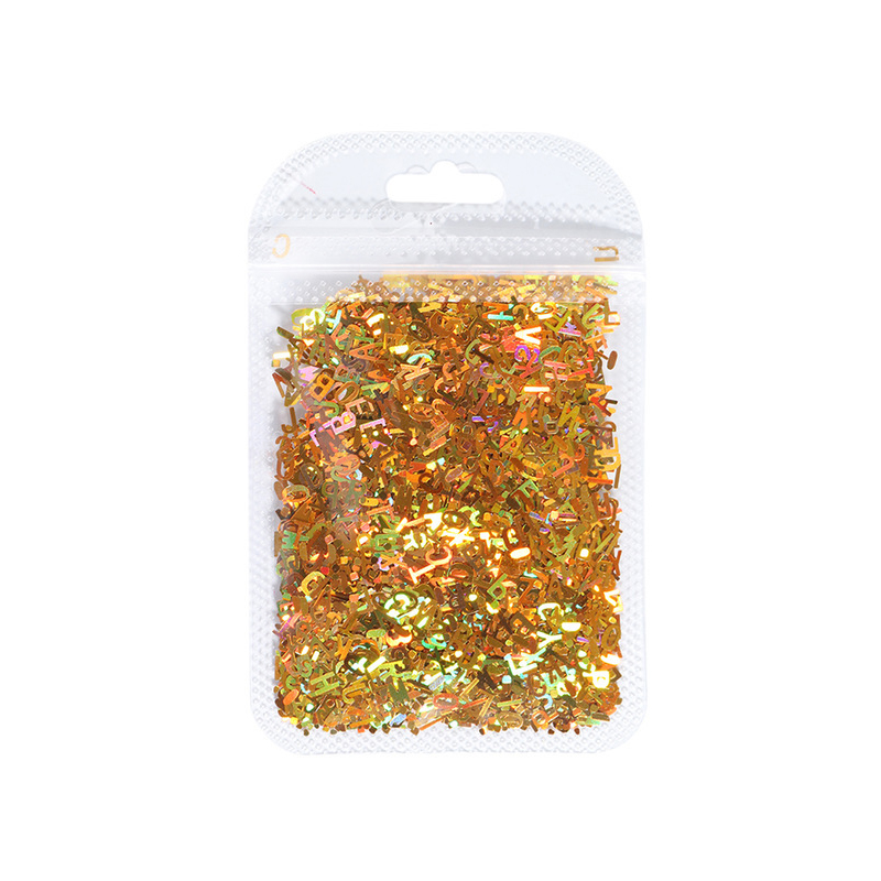 Add A Sparkle To Your Crafts With Holographic Glitter English Alphabet ...
