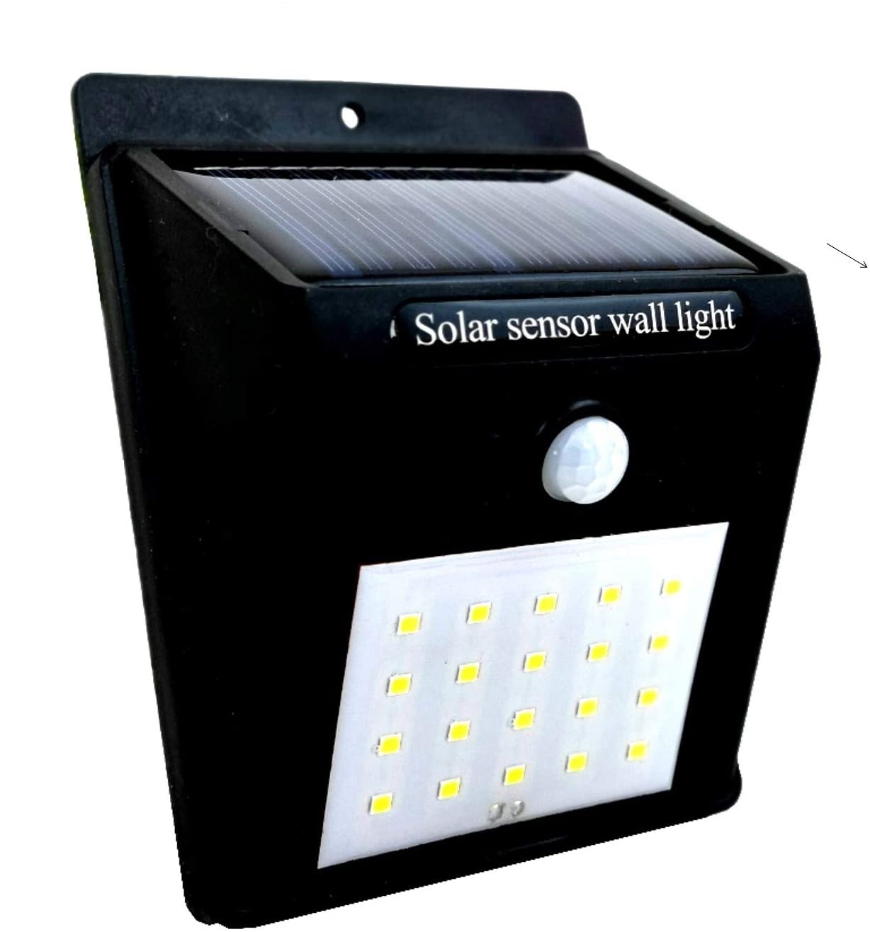 LED COB Solar Light Outdoor Solar Lamp PIR Motion Sensor Wall Light ...