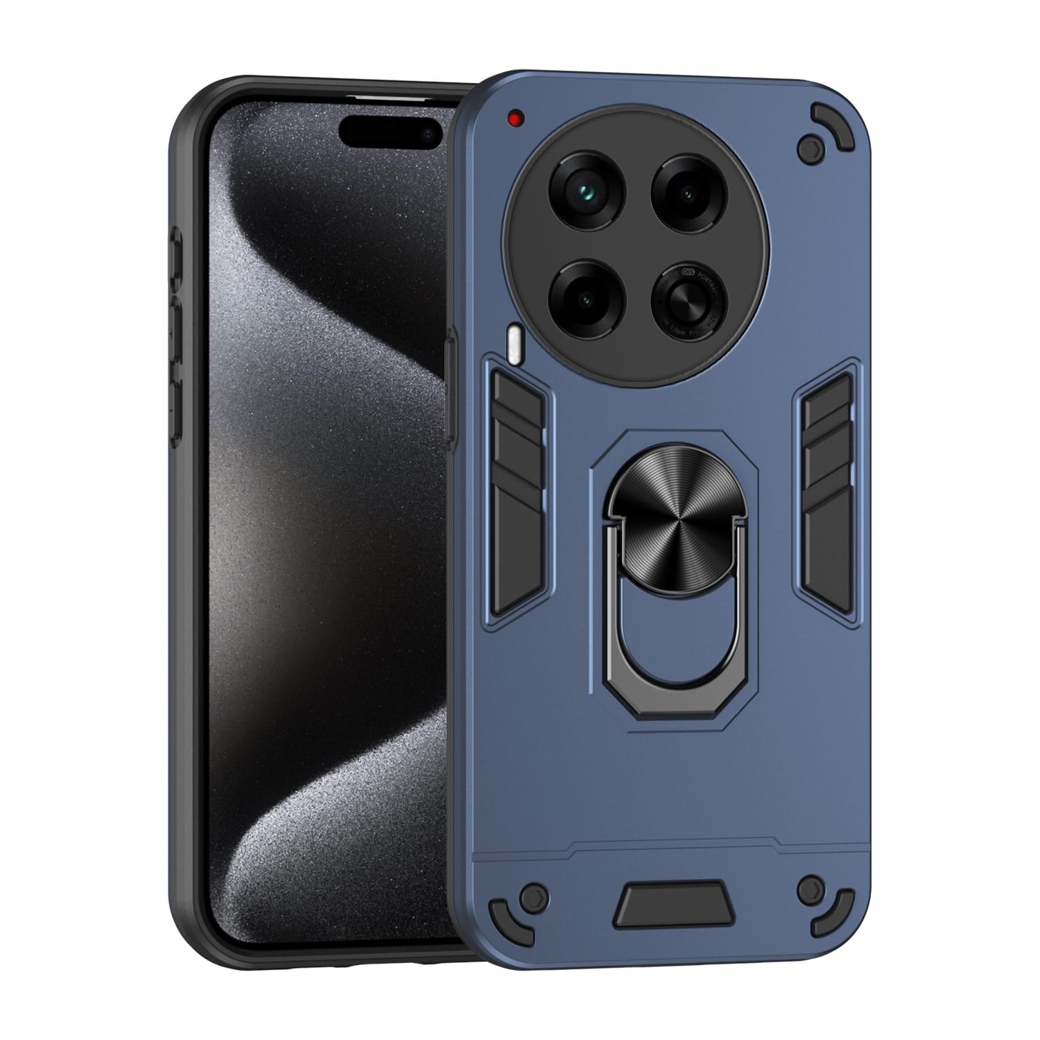 Tecno Camon 30 4G/5G Case Luxury Shock-Proof Armor With Car Ring Stand ...
