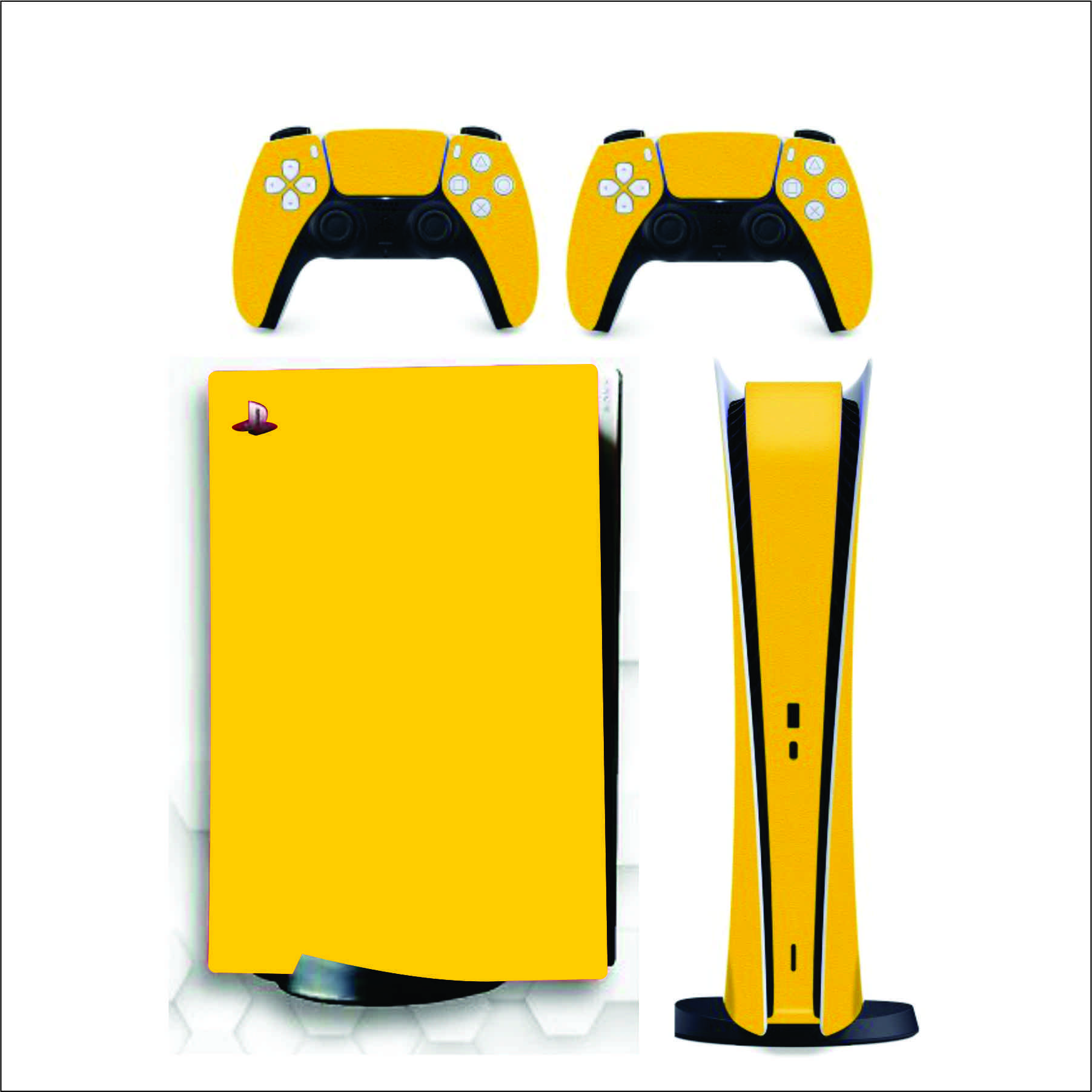 Sony Ps5 Digital full body skin with 2 Controllers ( just skin not play ...