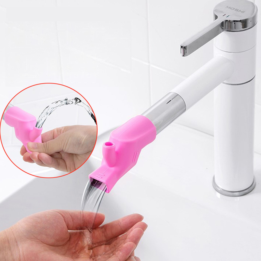 Silicone Faucet Extender Gadget Sink Water Tap Extension Children ...