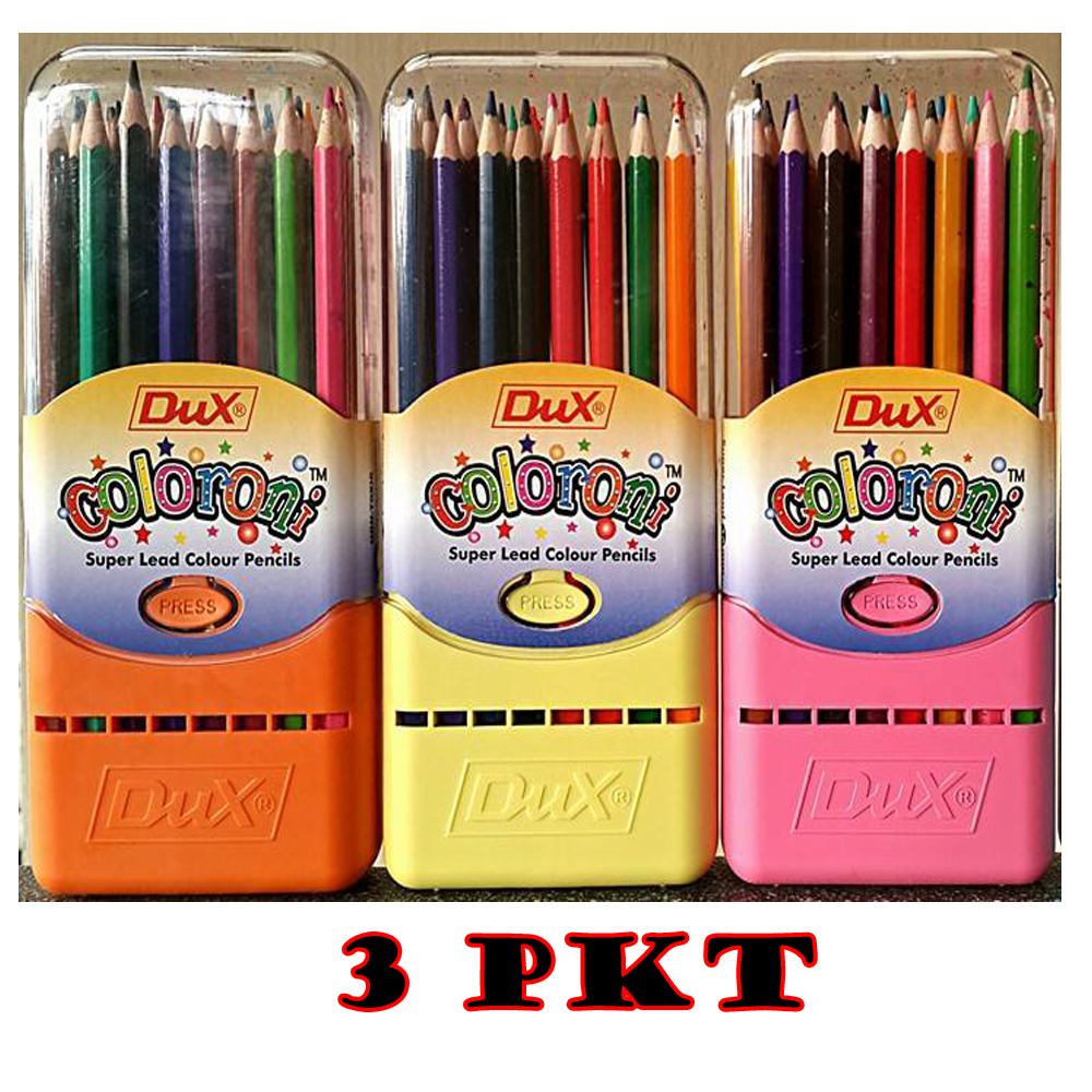 dux 24 color pencil full size \ large 24 color pencil \ school color ...