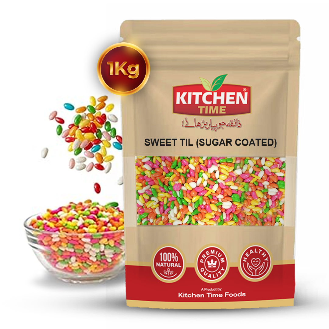 Fresh Sweet Til (Sugar Coated) 1kg Pack - Meethi Sonf - Flavoured Sonf ...