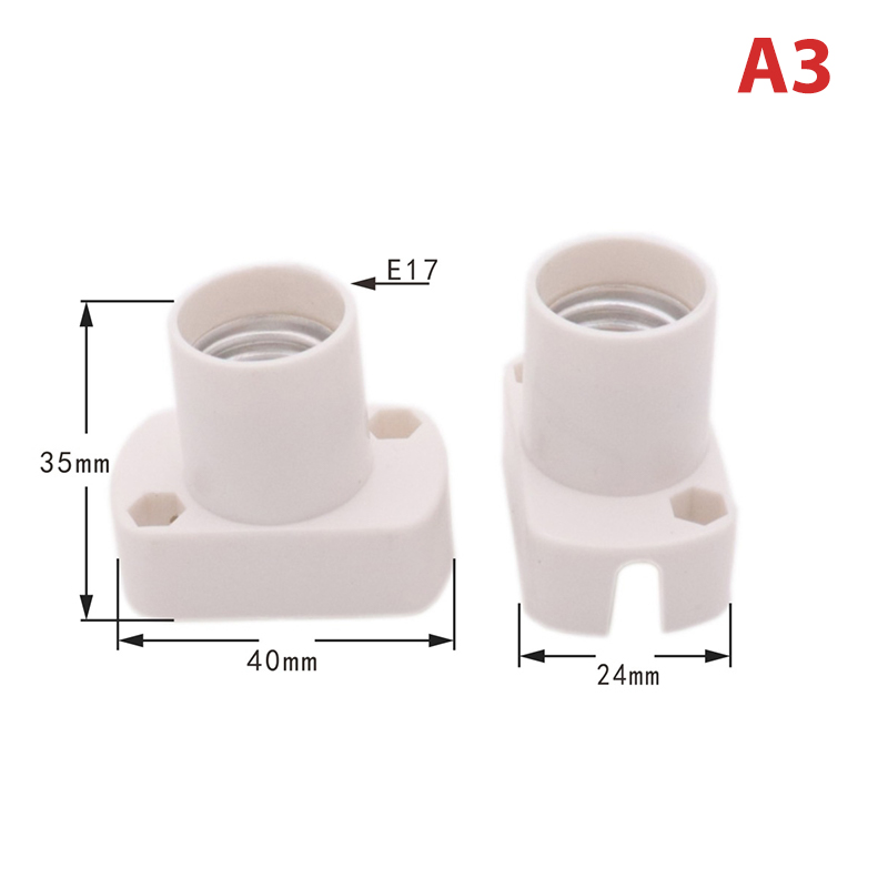Mini Screw Lamp Base E12 E14 E17 Lamp holder Light Bulb Socket Holder ...