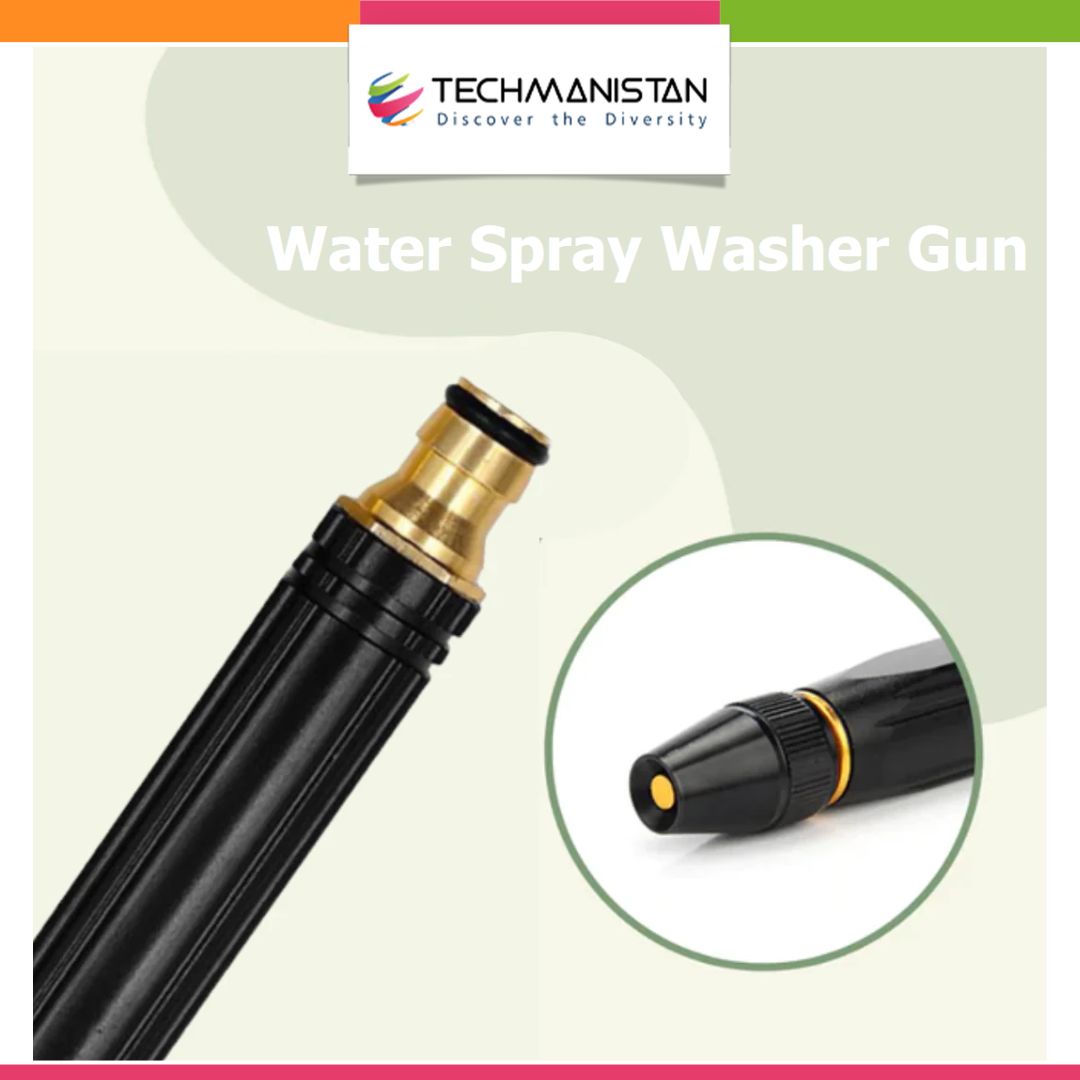 Techmanistan 3 Modes Pressure Power Adjustable Metal Water Spray Washer ...