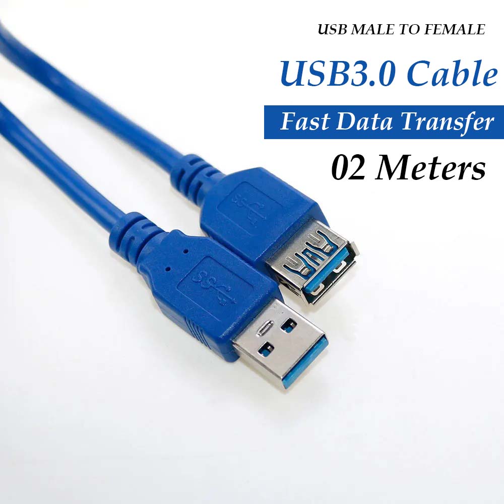 USB 3.0 Extension Cable – 2M(6.6ft) High-Speed Data Transfer, Blue ...
