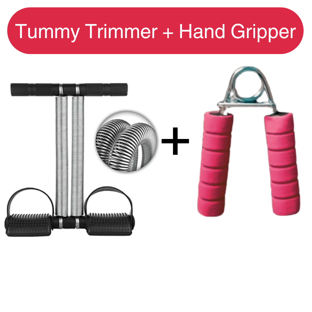 Tummy Trimmer Double Spring & Hand gripper High Quality Weight Loss ...