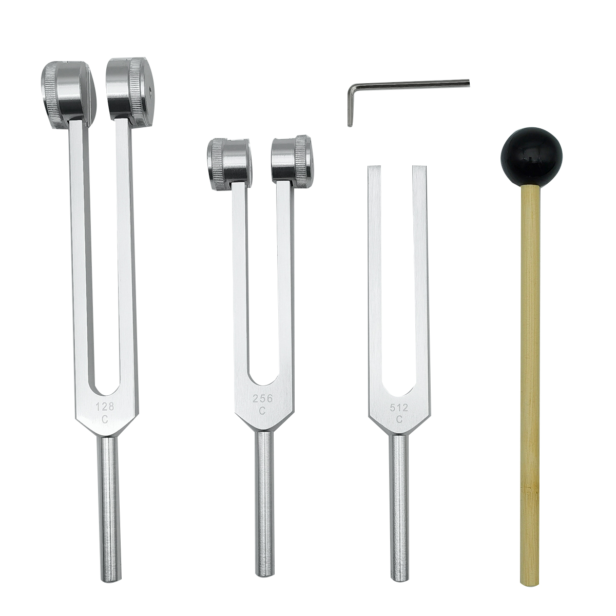 OYPFXMI 4 Pack Tuning Fork Set(128Hz, 256Hz, 512Hz)with Tuning Fork ...