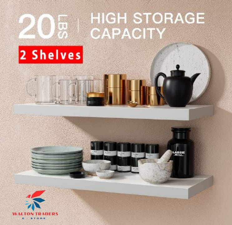Wall Mounted Shelf Wooden Decoration Storage Display Decorative Items ...