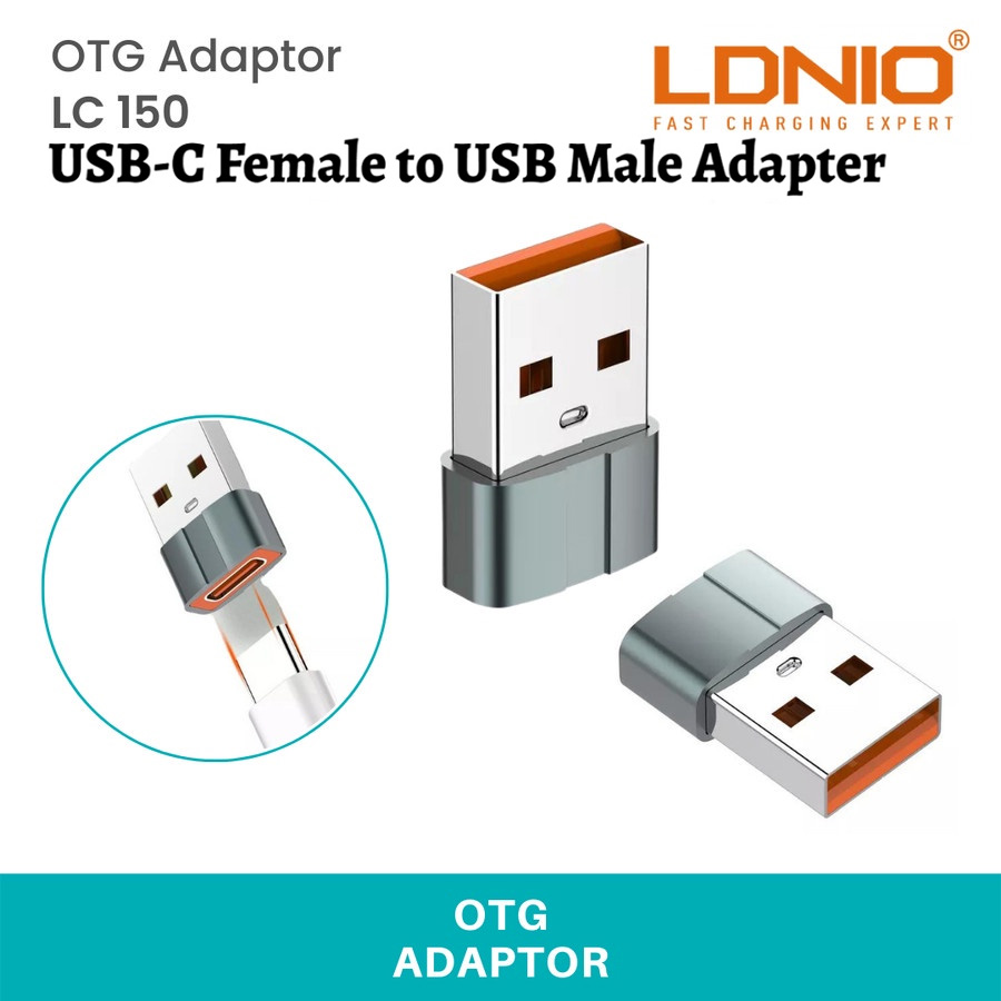 Ldnio LC150 USB C Female To USB Male Adapter / Ldnio USB C Convertor ...