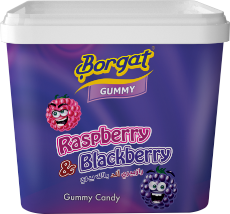 Borgat Raspberry & Blackberry Gummy Candy Tub 160 gram (Germany)0 ...