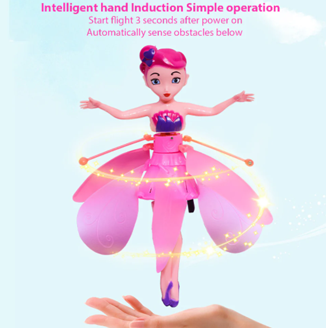 "Magic Flying Fairy Princess Doll with Rechargeable LED Lights ...