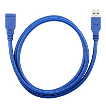 USB 3.0 Extension Cable – 2M(6.6ft) High-Speed Data Transfer, Blue ...