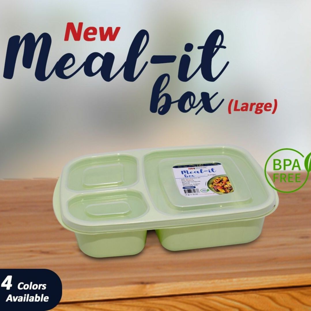Meal-it Box Small 700ml, Lunch Box with Two Portions /Compartments ...