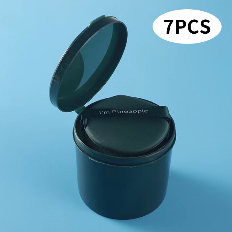 7Pcs/Box Round/ Water Drop Shape Powder Puff Face Cosmetic Makeup Puff ...