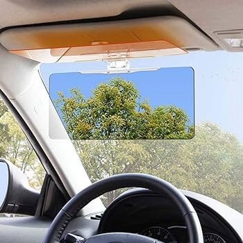 HD Vision Visor - Day & Night Viewing Visor Ideal for Driving,Dual Lens ...