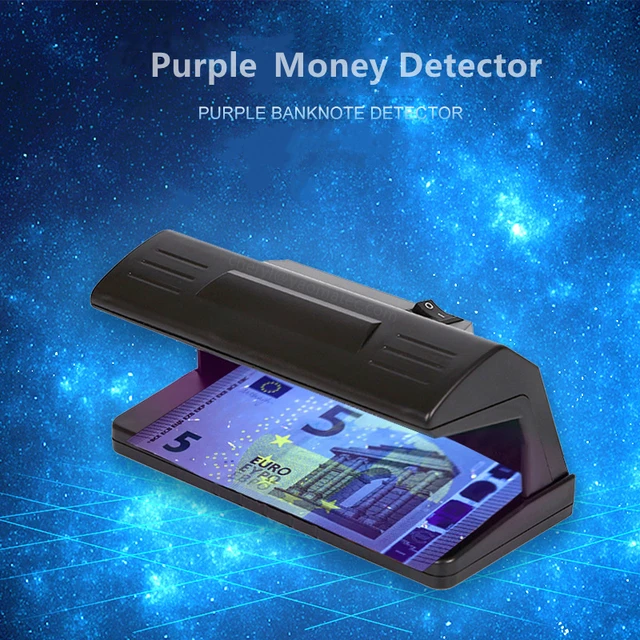 Fake Money Detector UV 318 Banknote Counterfeit-Ultraviolet Blacklight ...