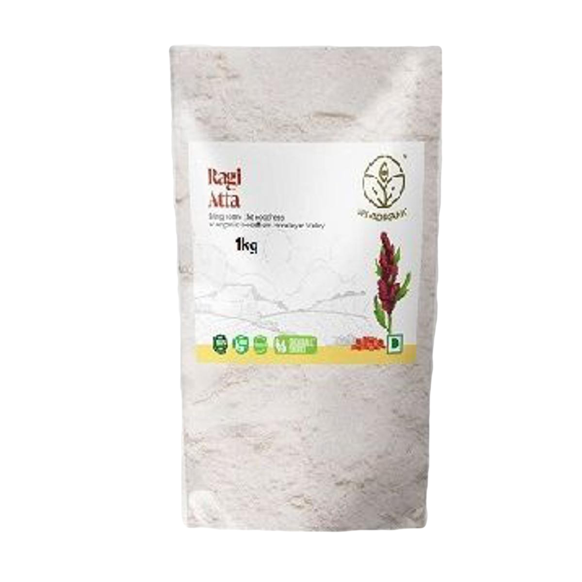 Organic Ragi Atta 1 kg | Finger Millet Flour - High Protein, Gluten ...