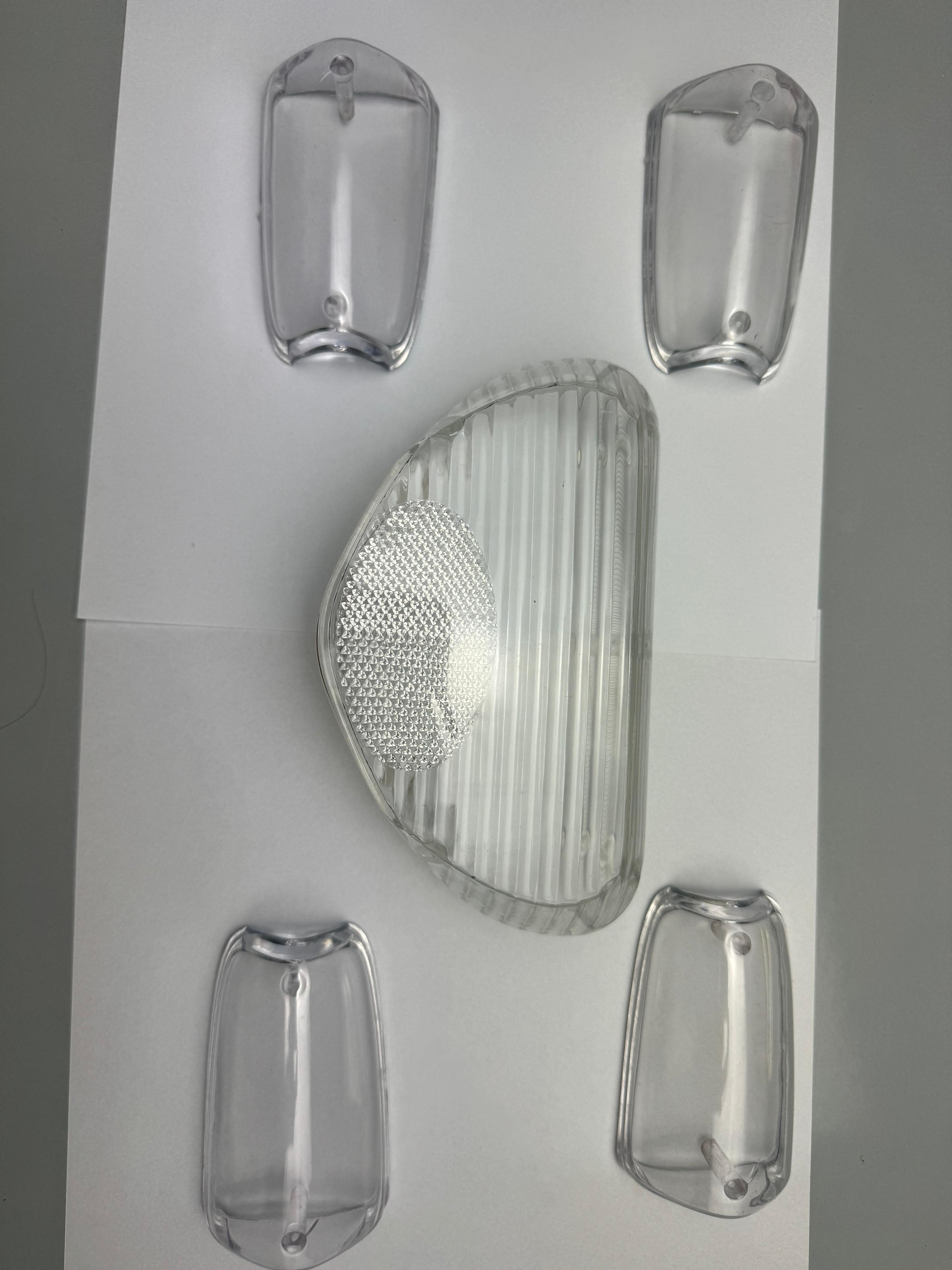 Crystal Indicator Cover With White Back Light Cover For 70 Motorcycle ...